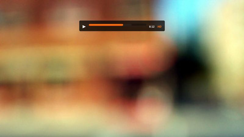 Pure CSS Video Player