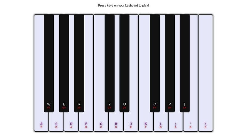 JavaScript Piano