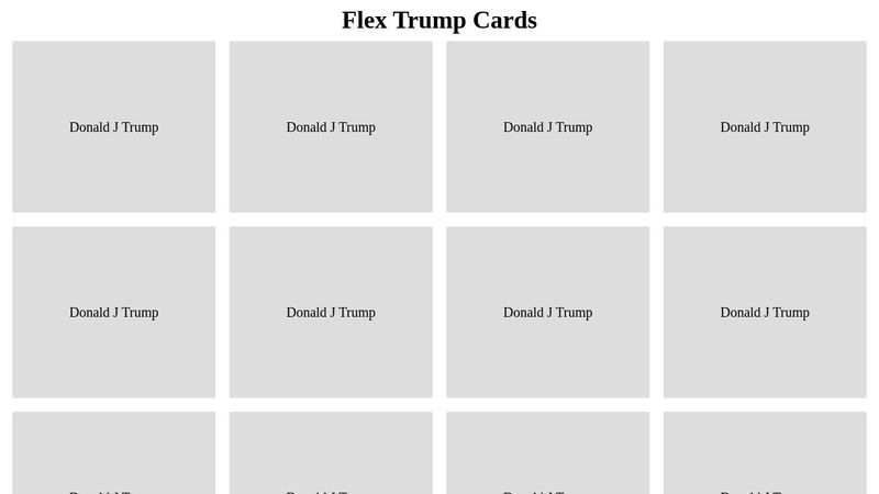 flexbox cards