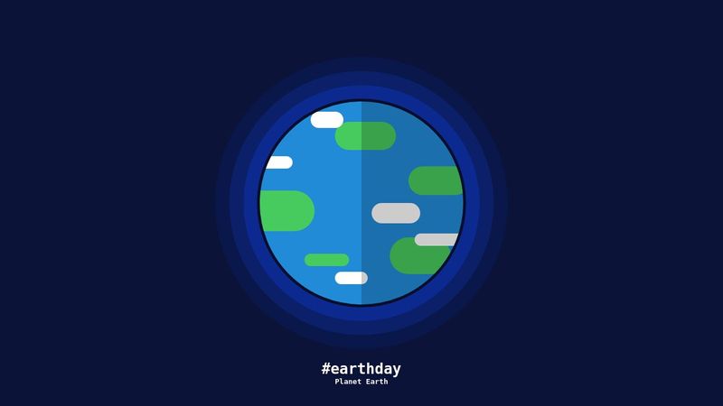 #earthday | Pure CSS Planet Earth