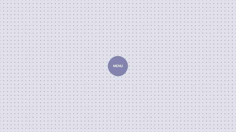 Pure CSS Circle Menu with Gooey and Wave Animation