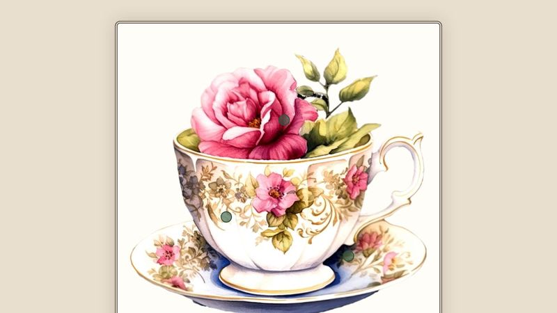 The Illuminated Tea Table — CSS Hotspot Mapping (2025)