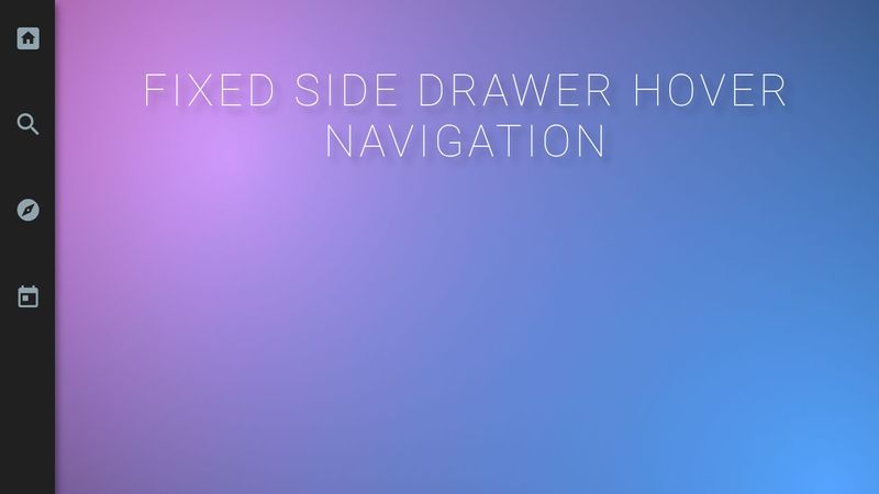 Fixed Hover Navigation