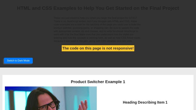 GIT417 Final Project HTML/CSS Starter Code Final