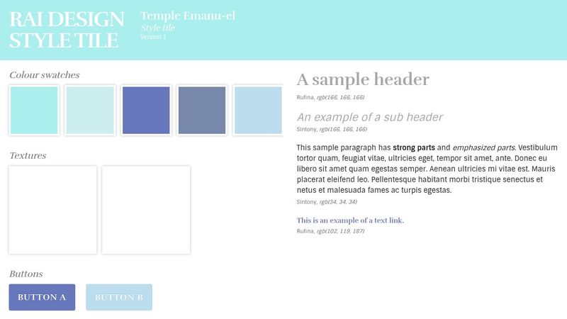 Style tiles with SCSS