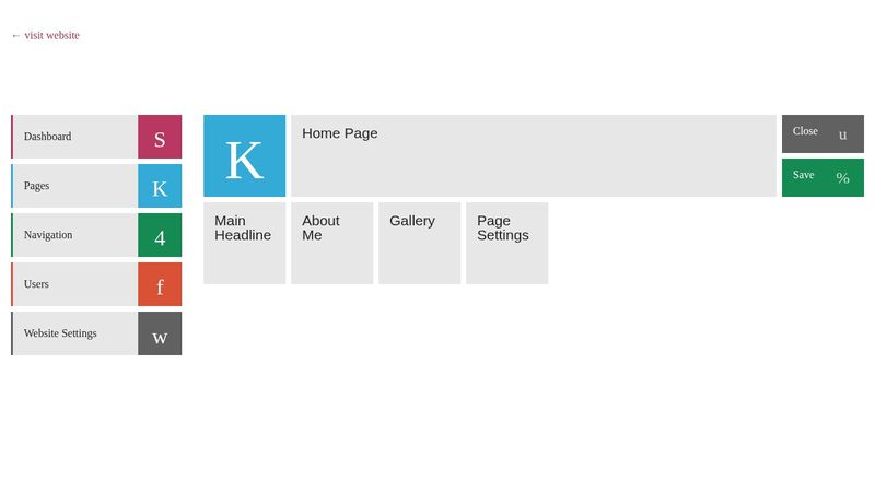 Responsive Admin Template