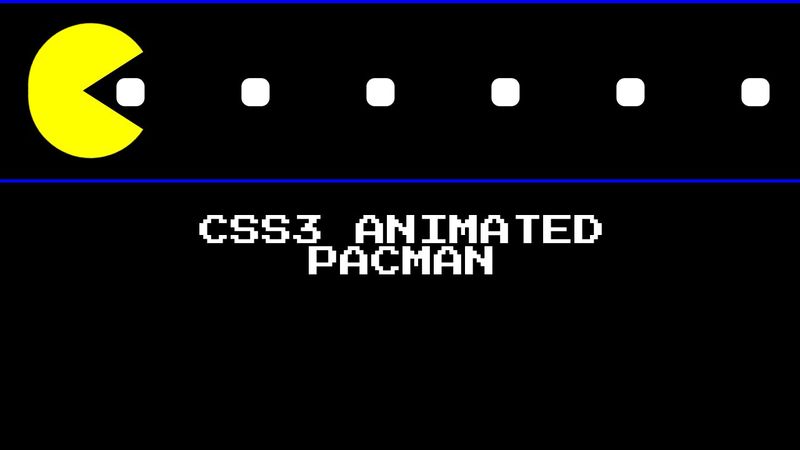CSS3 Animated Pacman