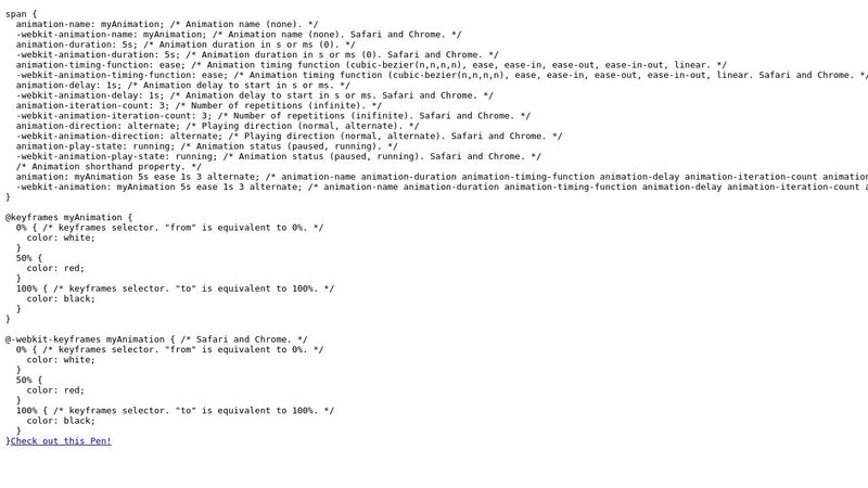 HTML5 Course - CSS - animation property (for iframe)