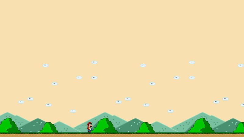 Super Mario Scrolling Background