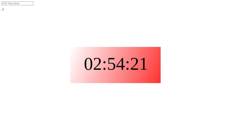 Digital Clock With HTML5/CSS3/Javascript