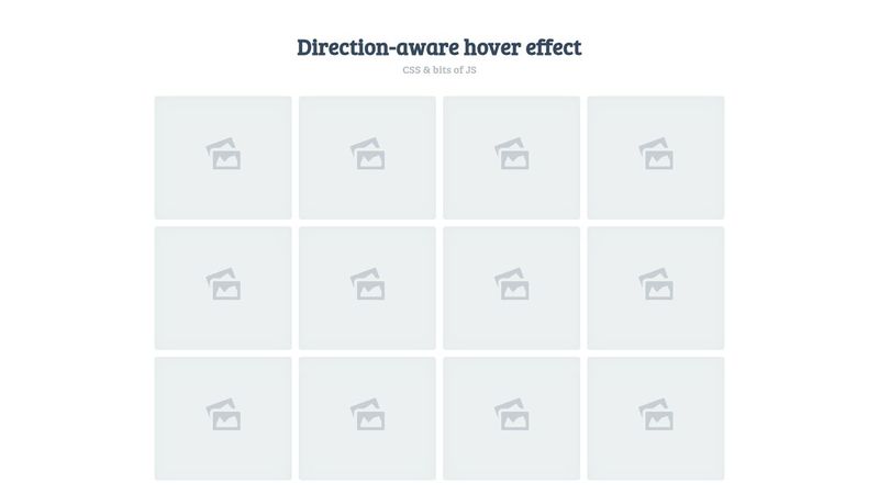 Direction-aware 3D hover effect