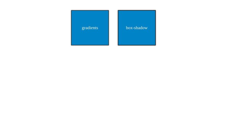 Shadows with CSS gradients