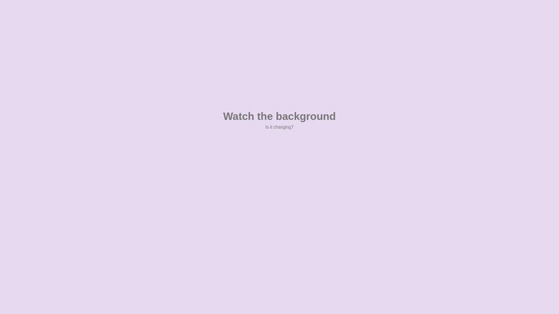 Gradual Background Color Change (javascript)