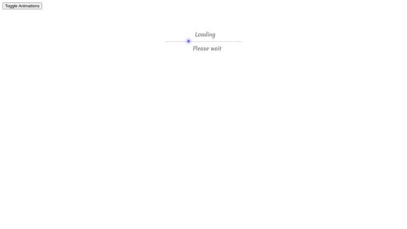 Simple CSS loading graphic.