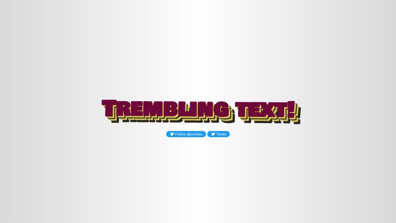 Trembling Text trembling-text