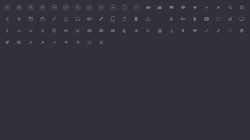 free css icon set v3 - one div