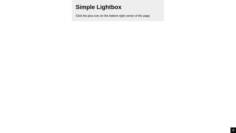 Simple Lightbox