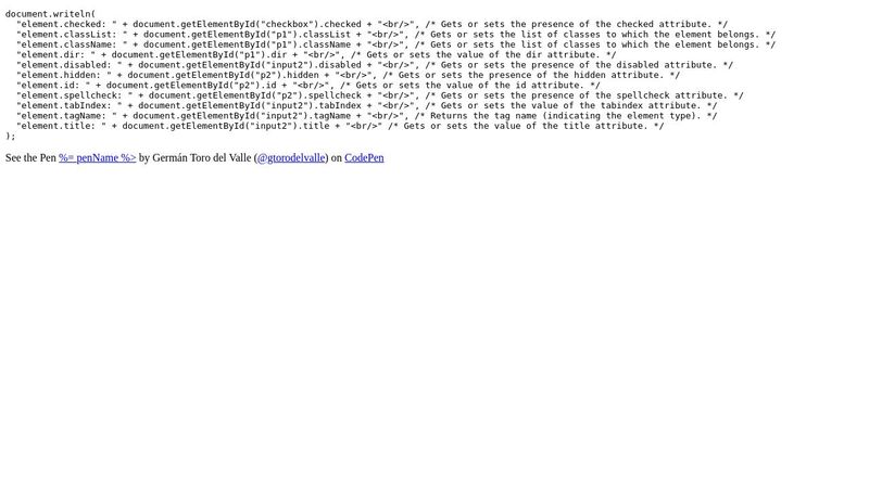 HTML5 Course - Javascript - DOM element data properties (for iframe)