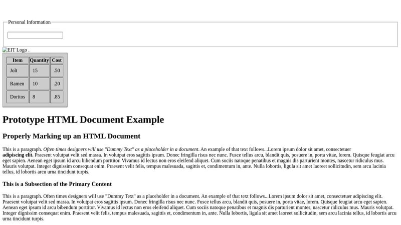 Introduction to HTML