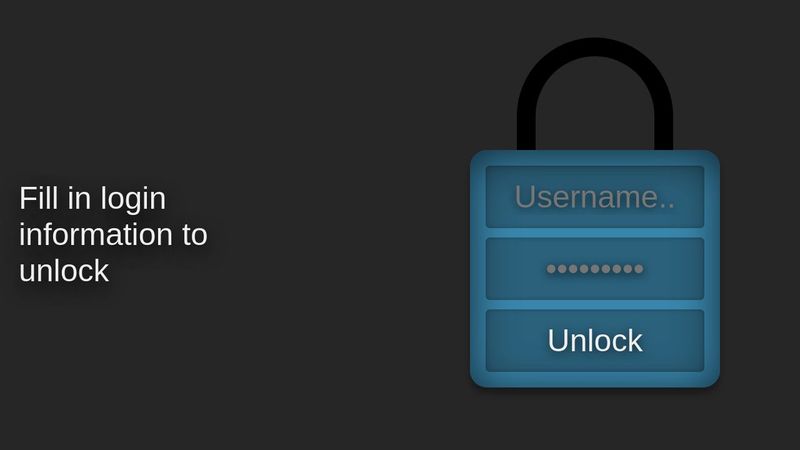 Pure CSS Padlock form with Animation
