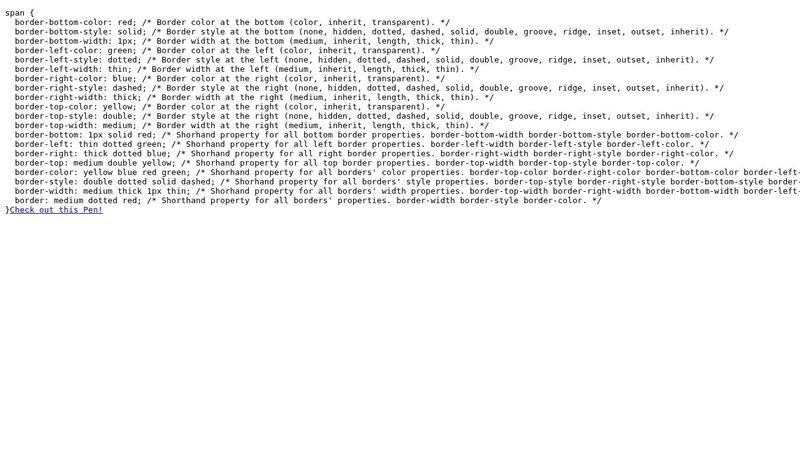 HTML5 Course - CSS - border property (for iframe)