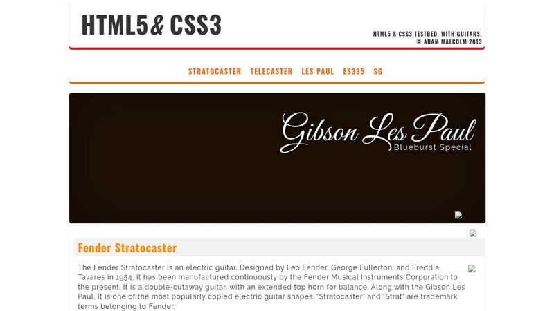 HTML5 & CSS3