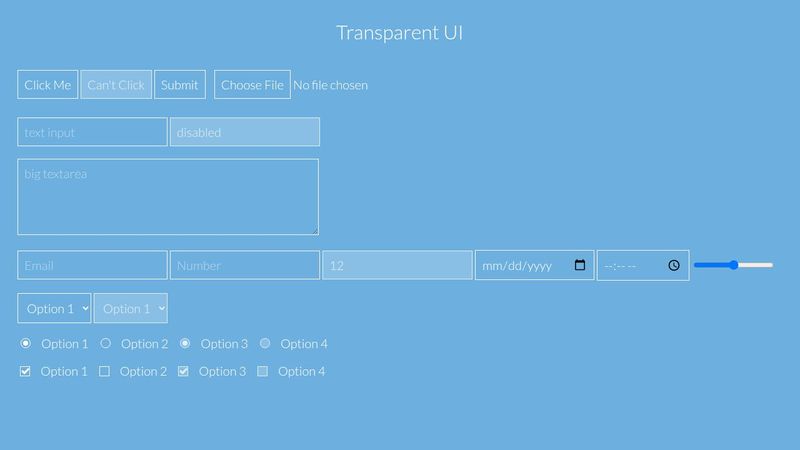 [WIP] Transparent UI