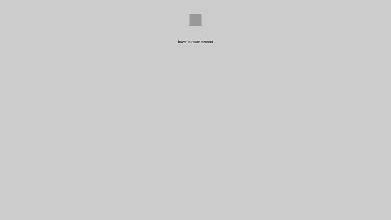 CSS rotation animation