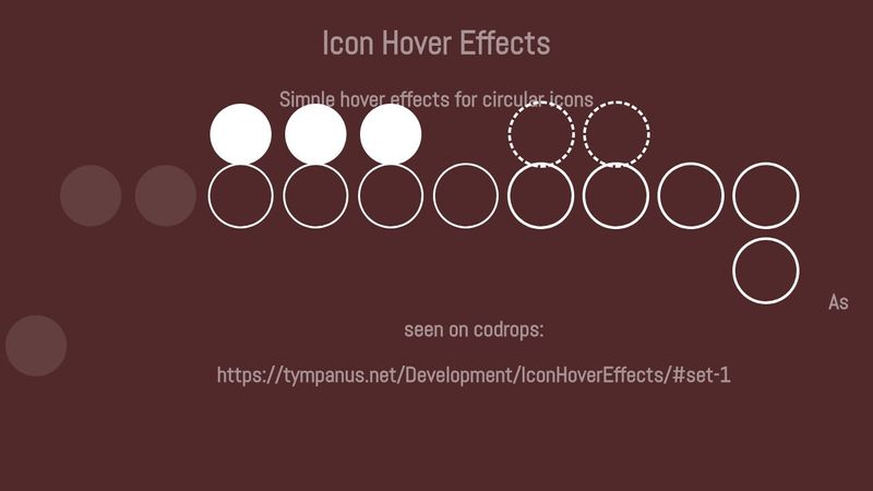 Icon Hover Effects