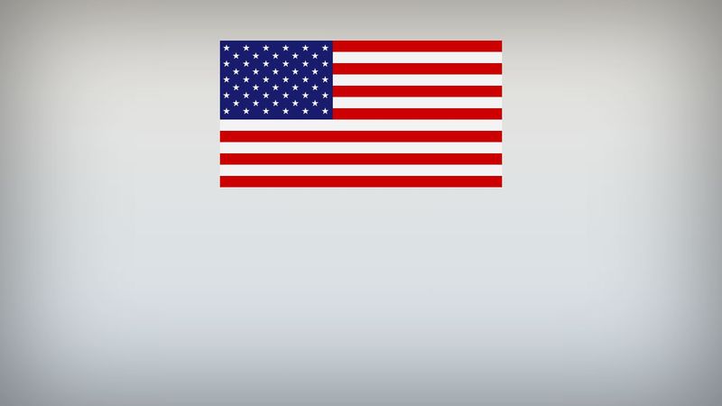 Single Element Pure CSS US Flag