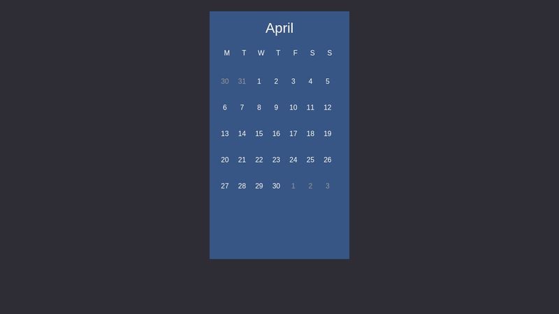 AngularJS Calendar