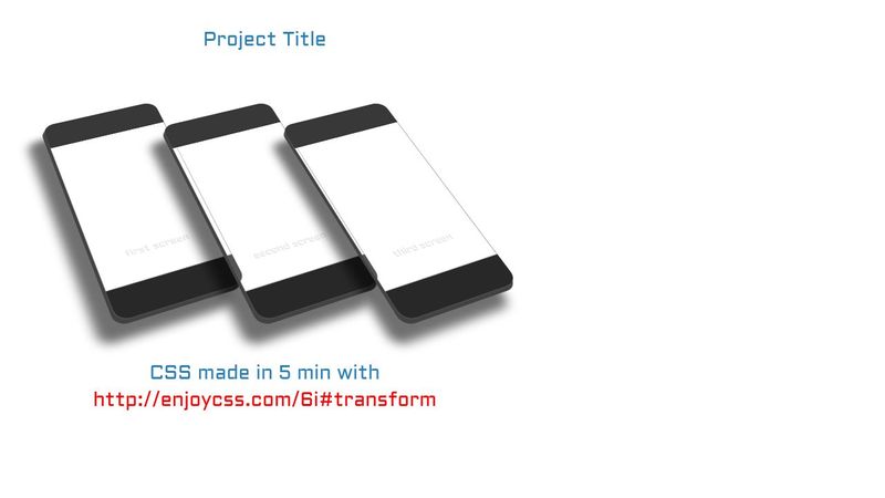 Single mobile UI preview