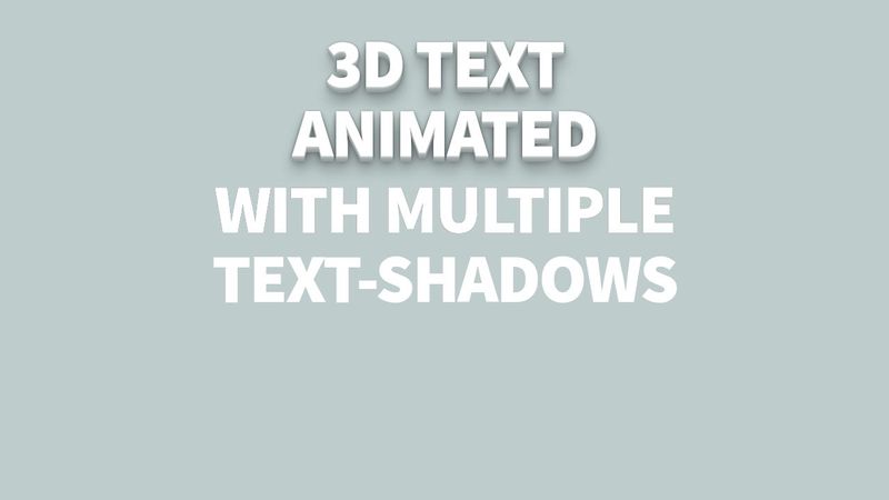 GSAP JS: multiple text-shadow