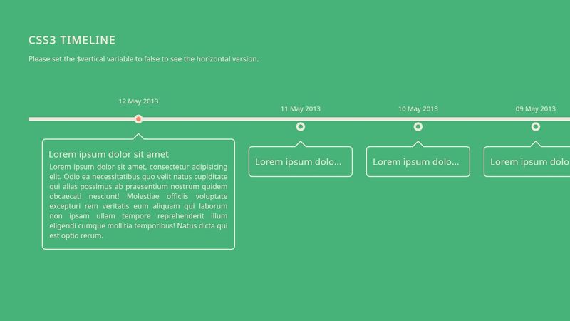 CSS3 Timeline