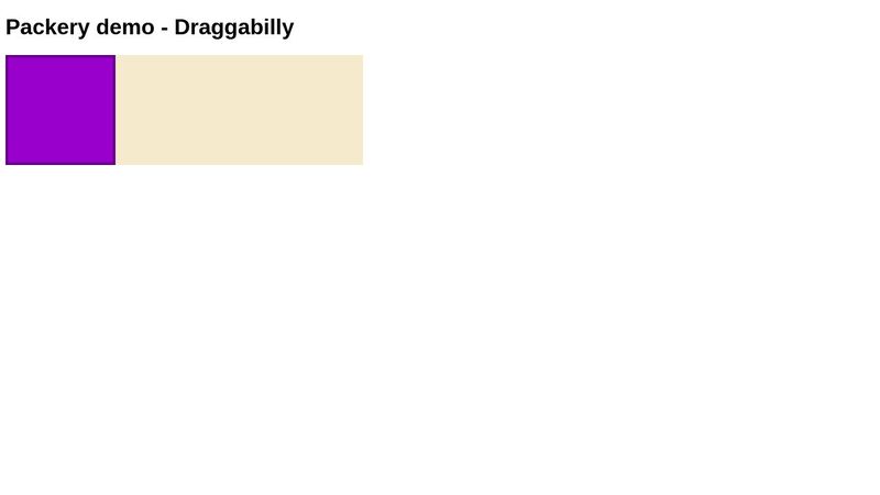 Packery - Draggabilly - one item drag