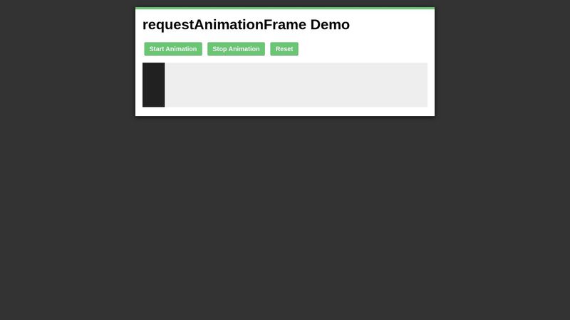 requestAnimationFrame Demo