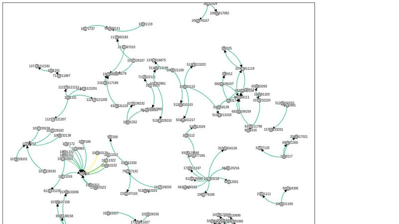 D3 Force-directed Node-link diagram
