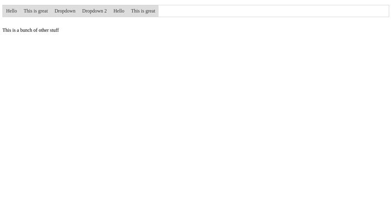 Css Dropdowns With Jquery