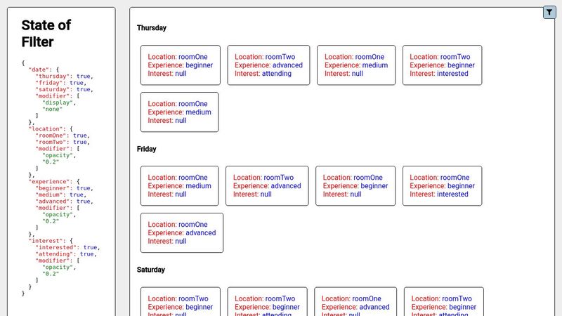 Filtering Cards With Vanilla Javascript and Data Attributes