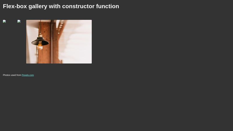 Image Gallery (constructor function)