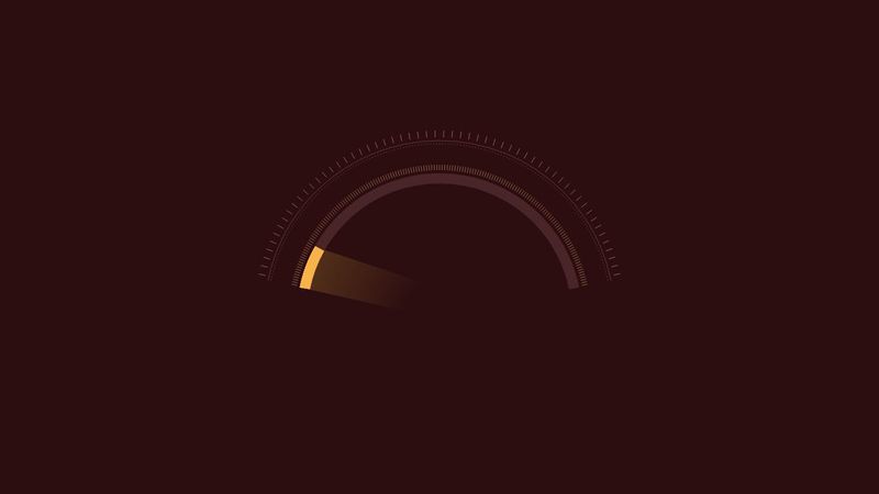 HTML5 Canvas Speedometer