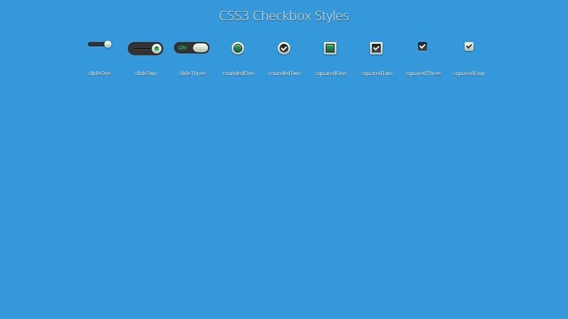 12. CSS3 Checkbox Styles