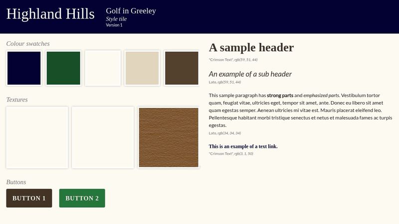 Style tiles with SCSS