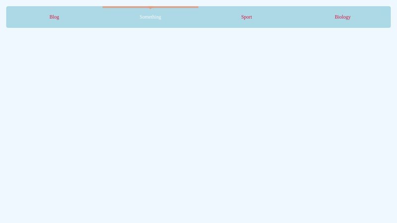 Animated Menu Indicator