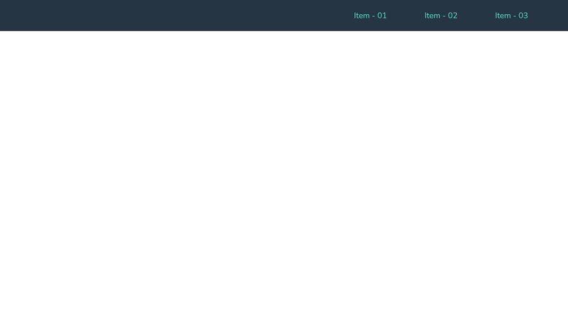 CSS Only Menu Hover Navigation