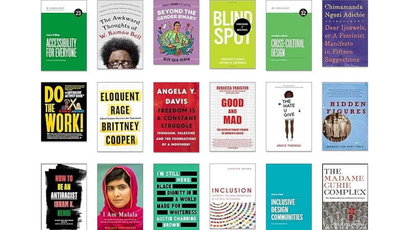 Inclusion bookshelf using CSS Grid