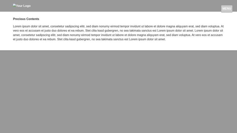 Bare Bones CSS Only Toggle Navigation