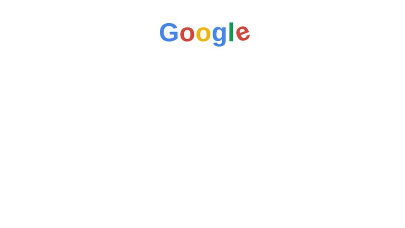Google logo - CSS animation