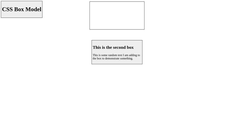 CSS Box Model Exercise