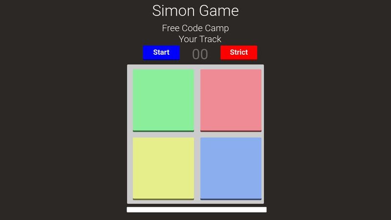 Simon Game - FreeCodeCamp
